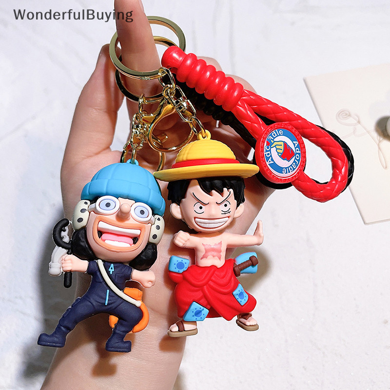 WBPH Belle One Piece Keychains Anime Monkey D. Luffy Tony Chopper ...