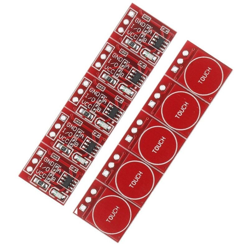 10PCS NEW TTP223 Touch button Module Capacitor type Single Channel Self ...