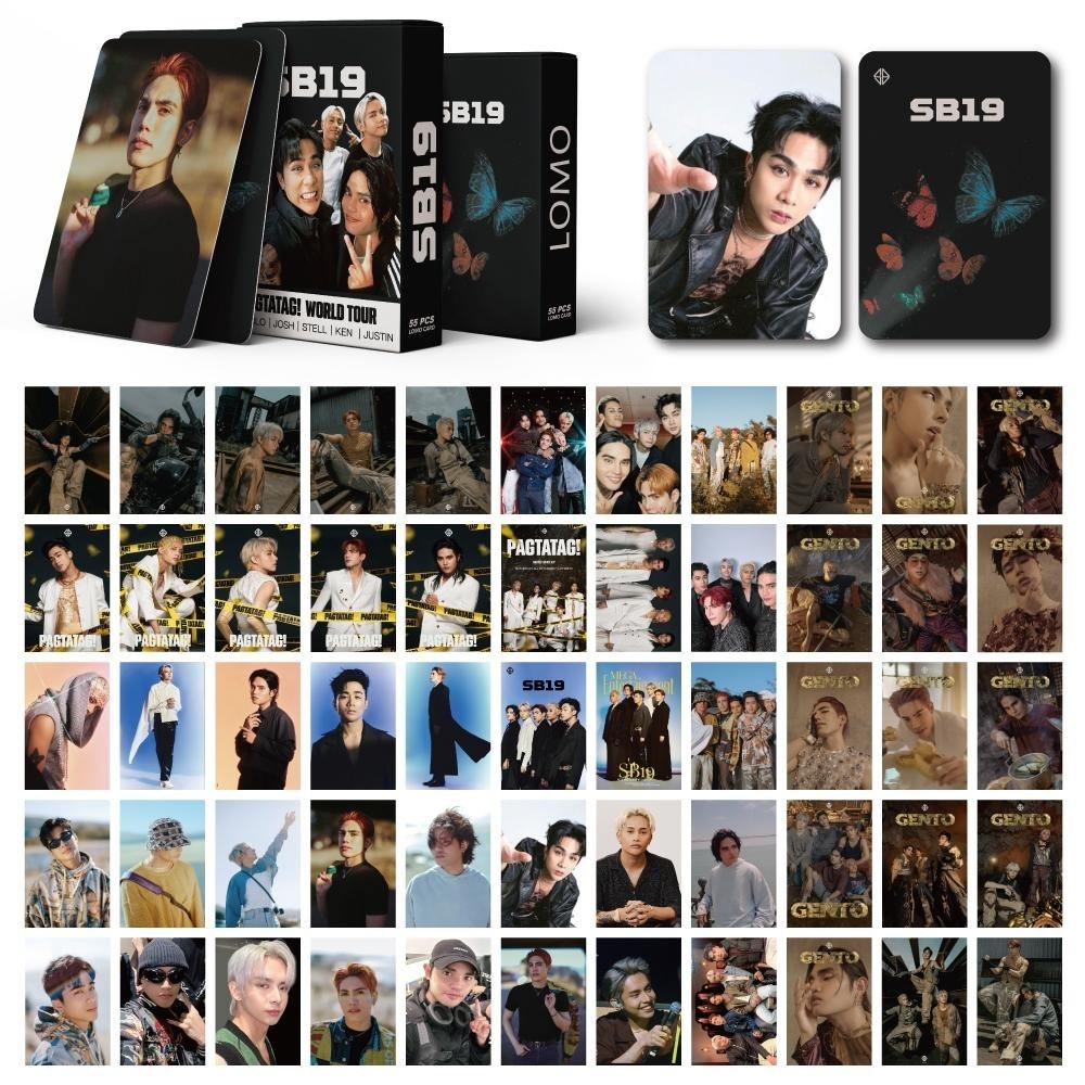 55pcs/box SB19 Album Postcards HORI7ON LOMO Card Postcard | Shopee ...