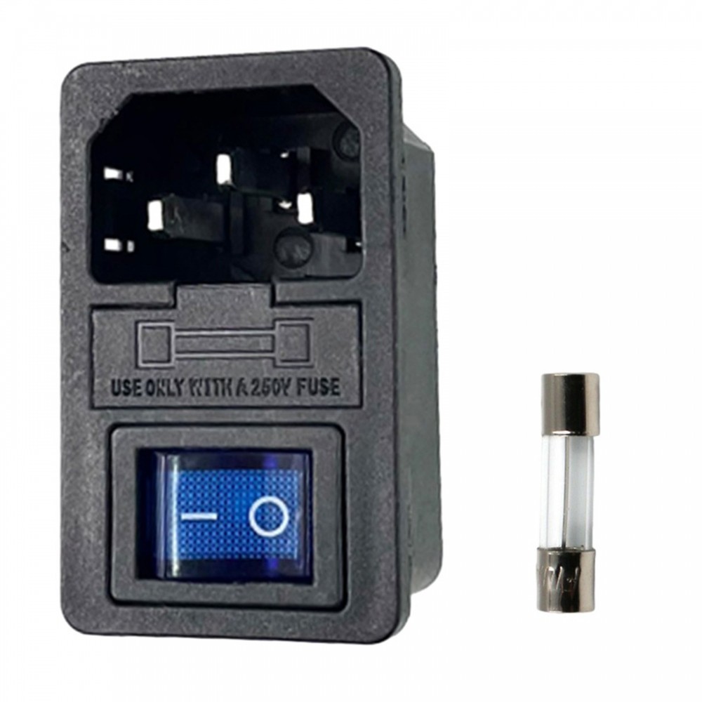 Fuse Socket Switch With Rocker Connector Fuse Holder Fuse Switch Male Silver Shopee Philippines