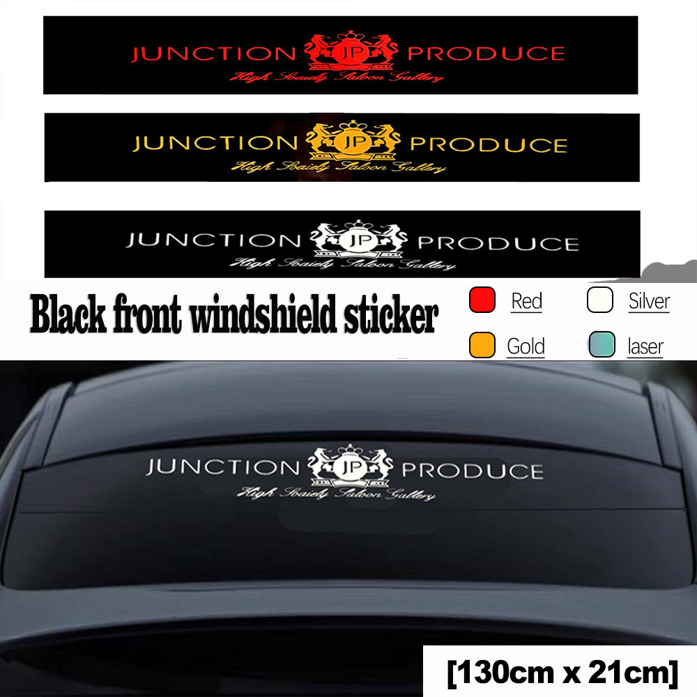 Junction Produce Sticker Car Windscreen Laser Reflectve Sunshade Decal ...
