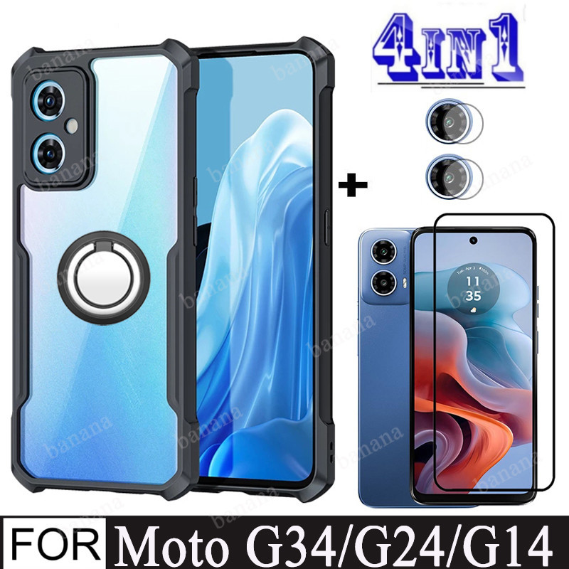 MOTO G34 Shockproof Case for Moto G14 G84 G54 G04 G24 G34 Power 4G 5G 4 ...