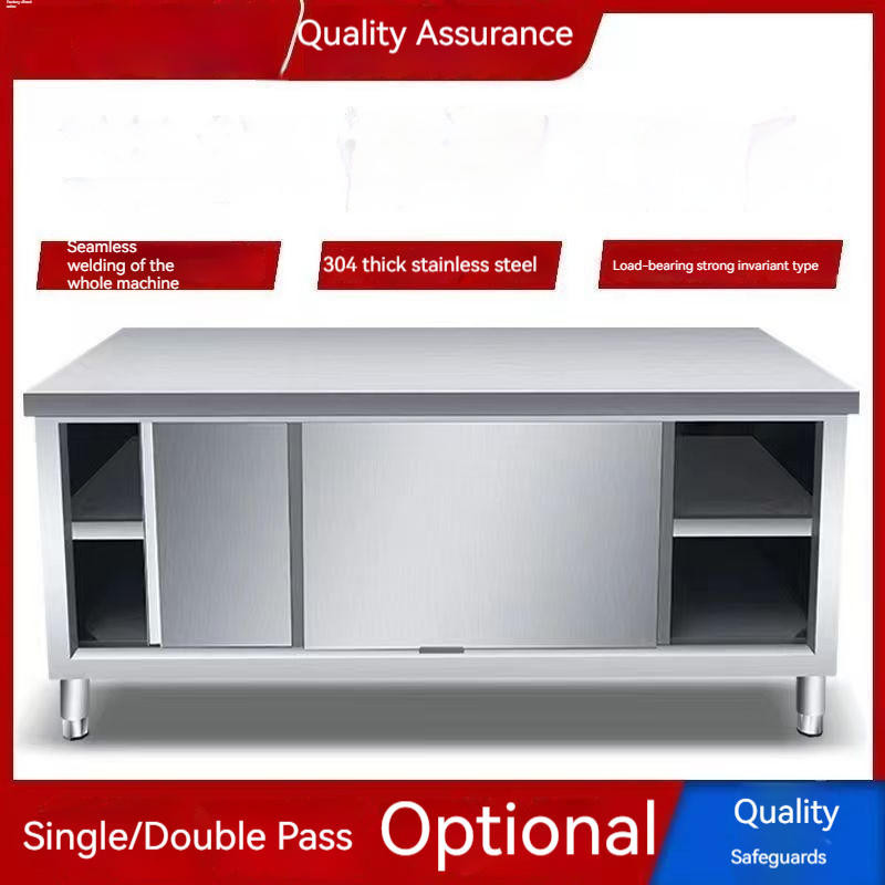 Integrated workbench, household and commercial stainless steel double ...