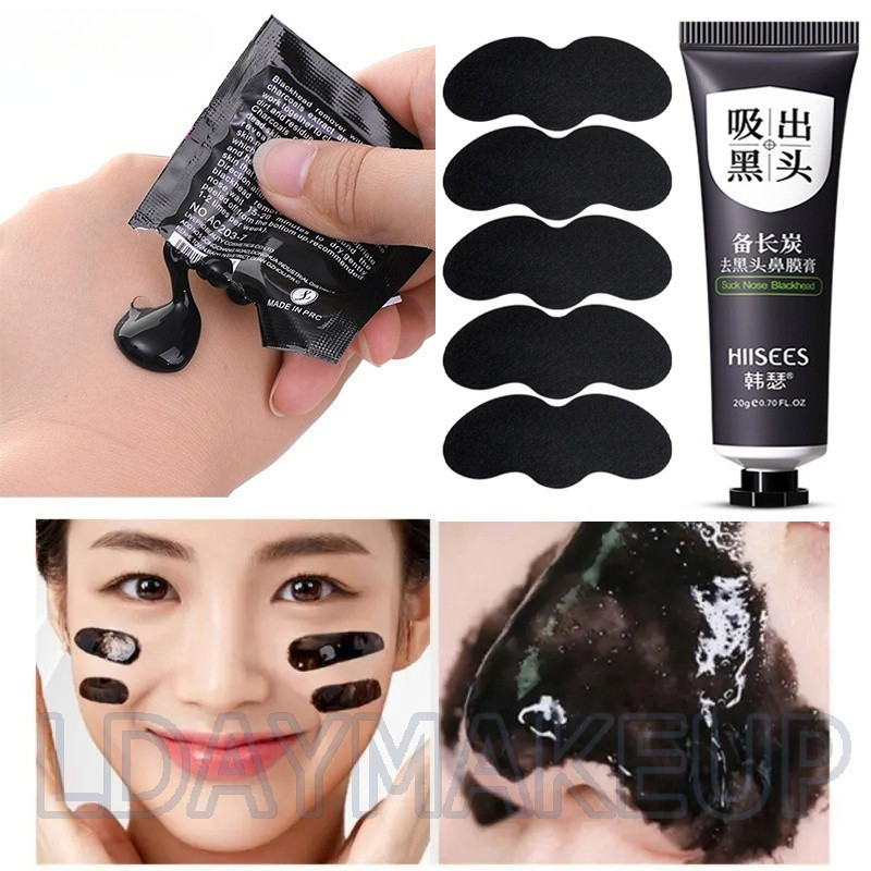[Beauty] Removing Blackhead Nose Mask Deep Cleaning Mask Patch - Black ...