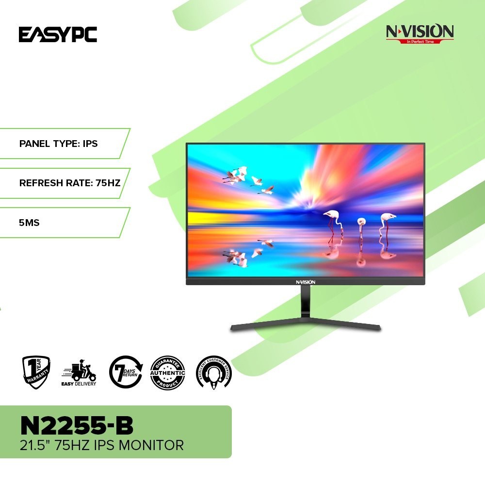 EasyPC | Nvision N2255-B/N2255PRO-B 22 inch 75Hz and 100Hz Monitor| IPS ...
