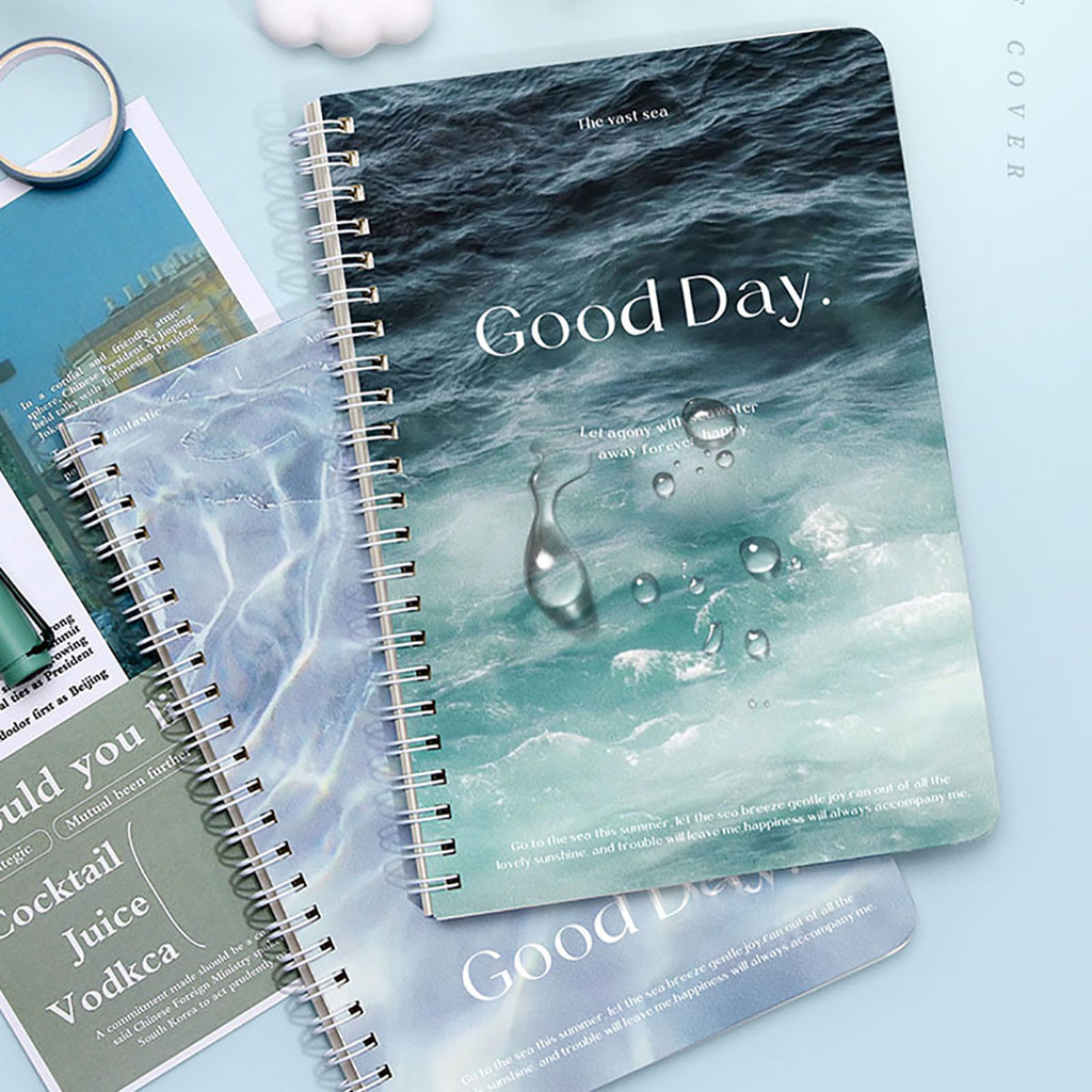 A5 Spiral Notebook 60 Sheets Coil Notebook Loose Leaf Notebook Spiral ...