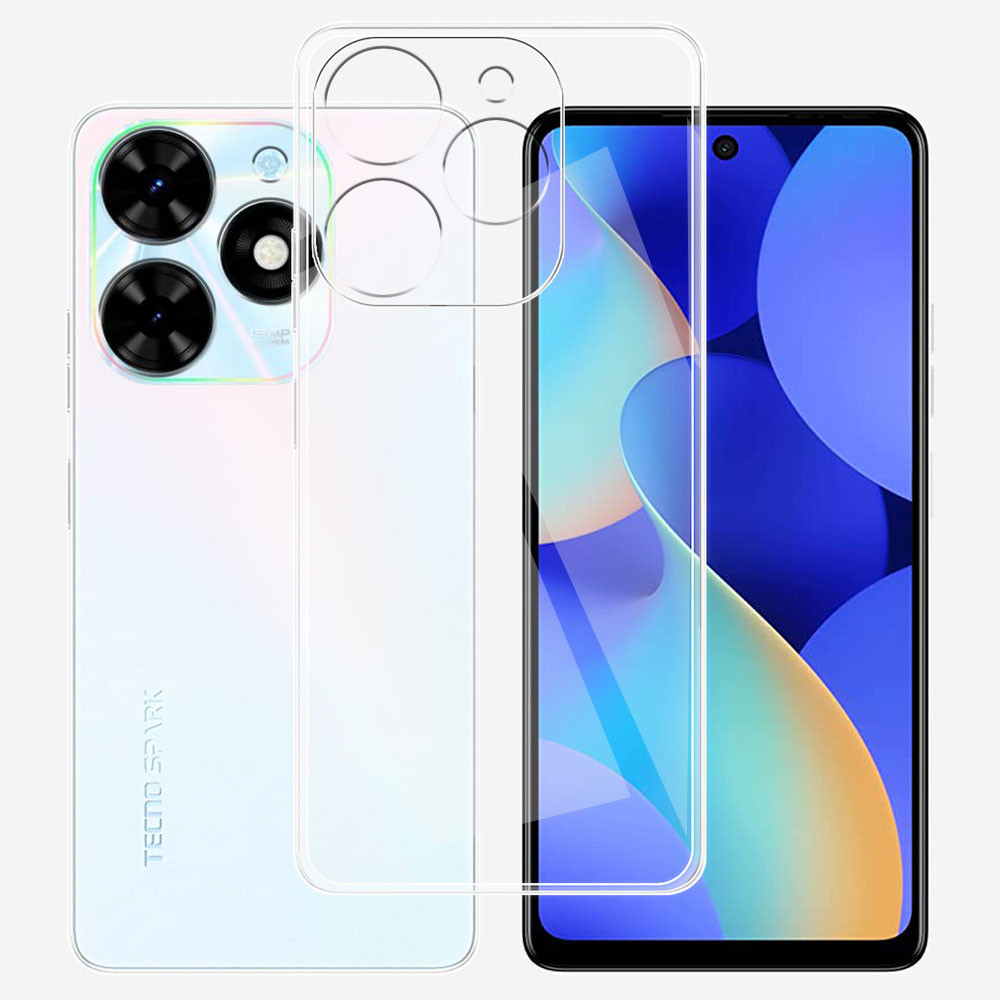 For Tecno Spark 20 / Spark 20C / Spark 20 Pro Plus Case Clear Soft ...