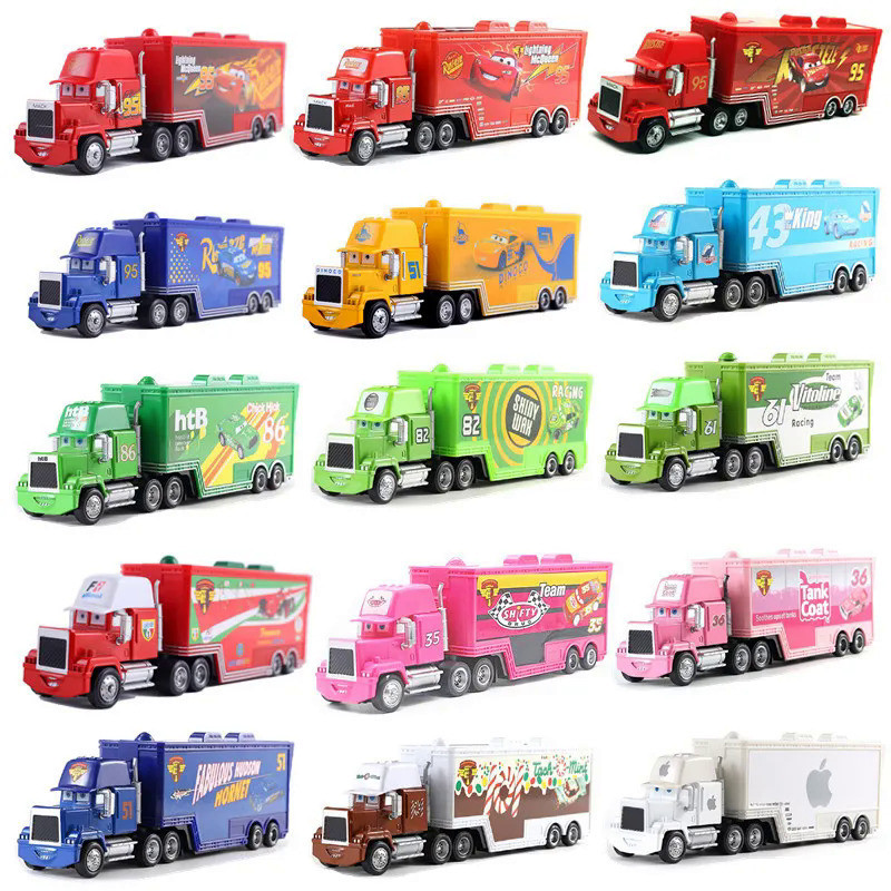 Metal Cast Steel Disney Car Toy 2 3 Car Pills Lightning McQueen Jackson ...