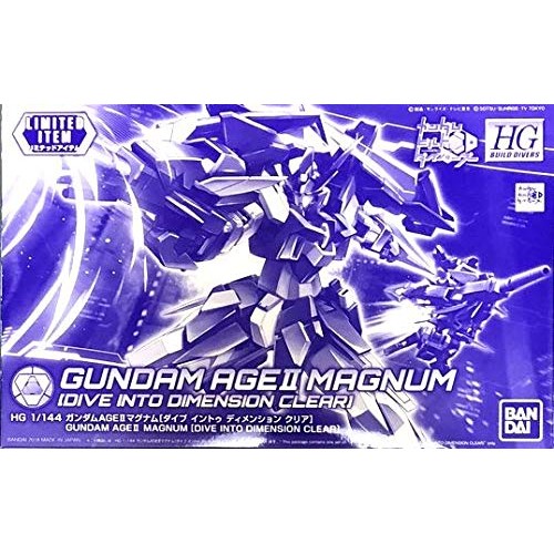 [Event Limited] HGBD 1/144 Gundam AGEII Magnum [Dive into Dimension Clear] Gundam Build Divers ...