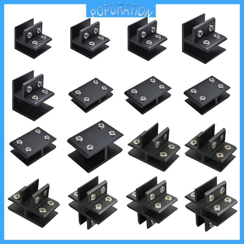 POP Aluminum Alloy Frame-less Glass Bracket Connector Tile Clip Glass ...