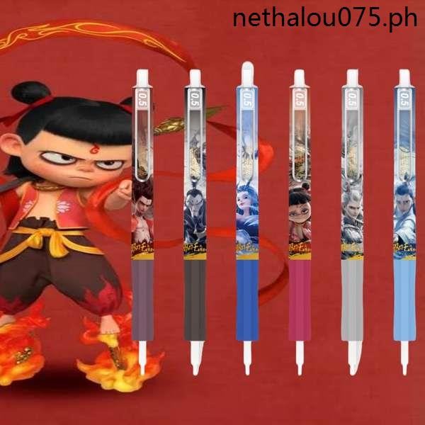 Nezha Pen Ao Bing Third Prince Press Gel Pen Boy Handsome Primary ...