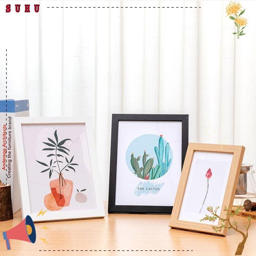 SUHU Photo Frame, 8inch Wooden Picture Frame Stand, Wall Hanging 10inch ...