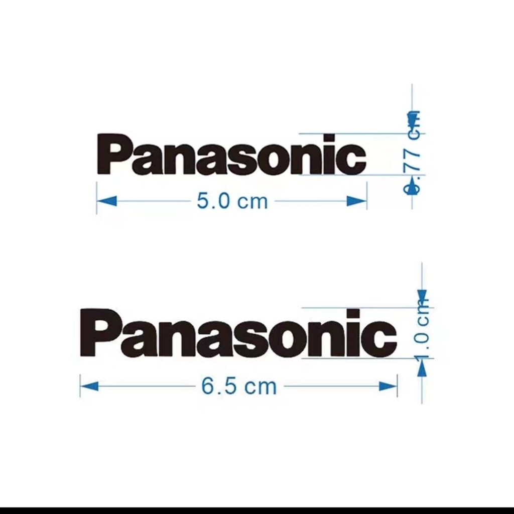Sticker Panasonic Panasonic Metal Sticker Suitable for Air Conditioning ...