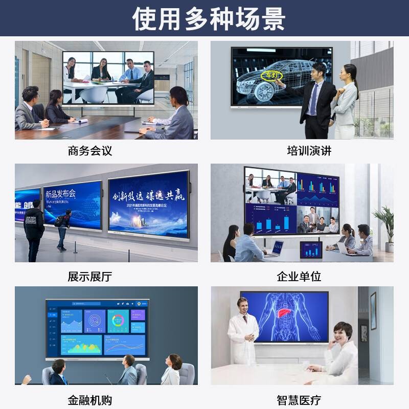 Wall-mounted Smart Conference Tablet All-in-One Electronic Whiteboard ...