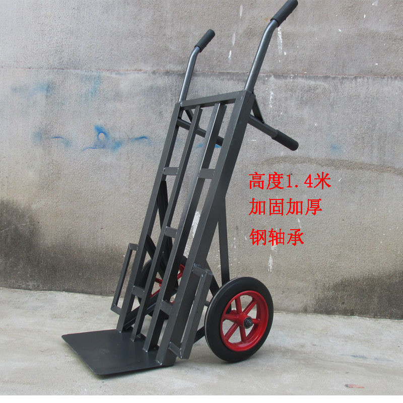 Thickened Tiger Cart Two-Wheel Handcart Cargo Cart Small Cart Pull Cart ...