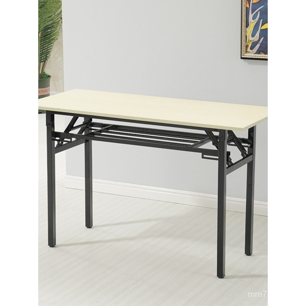 Simple Folding Table Rectangular Training Table Display Table Outdoor Study Desk Meeting Long ...