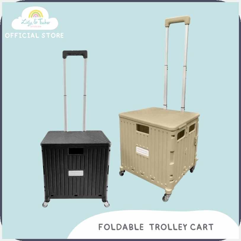 Lily`LqandI^Tucker~q?Foldable*Y?Trolley*K?Cart | Shopee Philippines