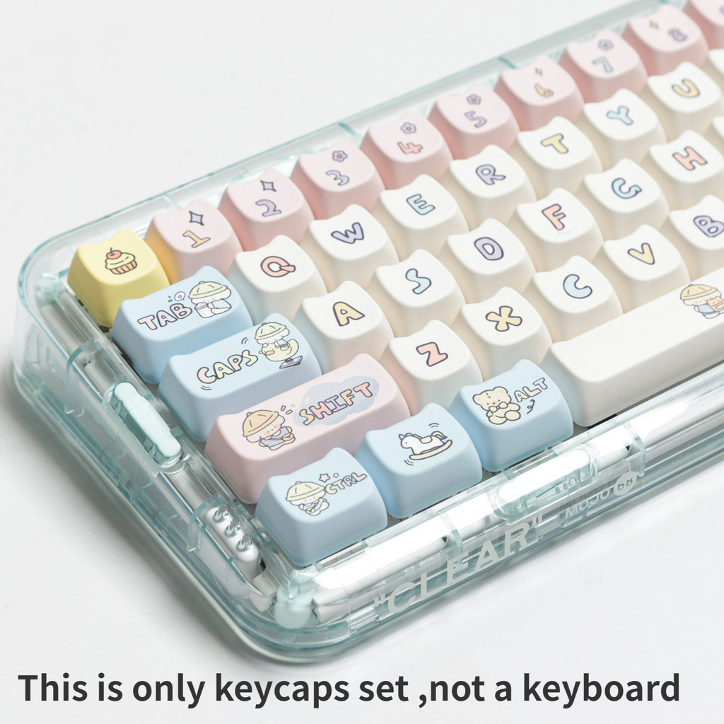 Kindergarten Puppy Keycaps MAO Height Cute Cartoon Dye Sublimation Rk ...