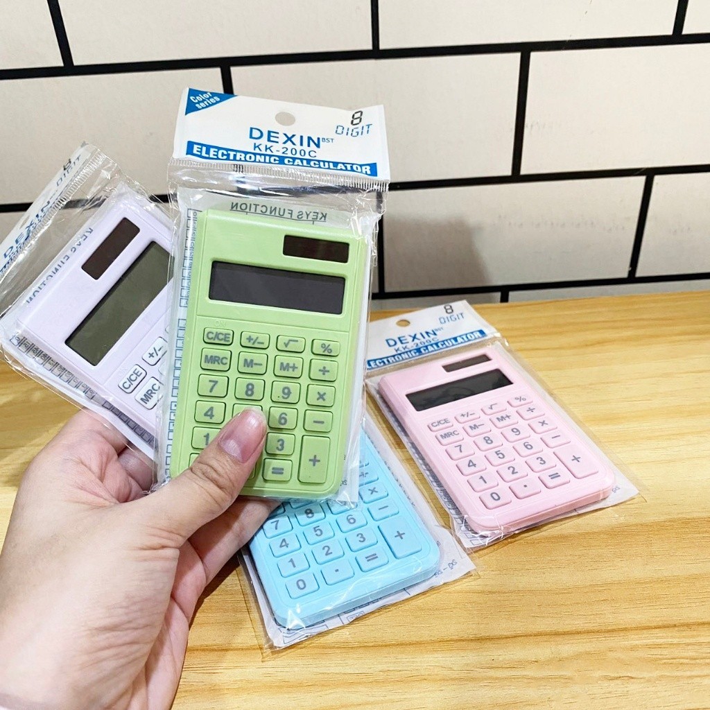 Inna Home Electronic Mini Calculator 8 Digit (Random Color) | Shopee ...