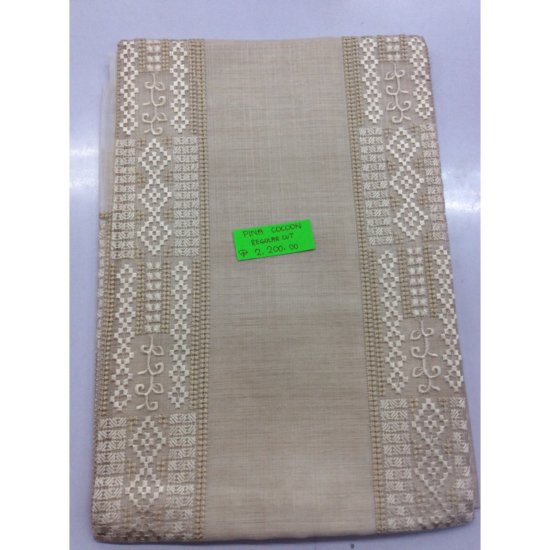 Embroidered Pina Barong Tagalog Fabric 36 width | Shopee Philippines