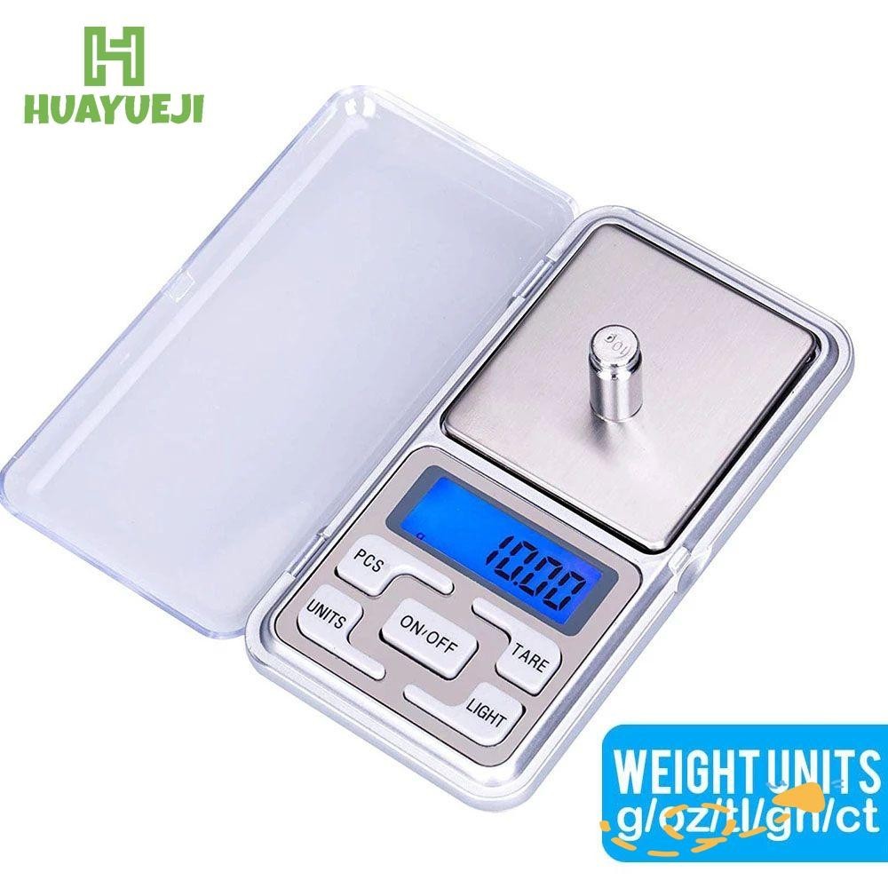 HUAYUEJI Electronic Digital Scale Portable 200g/300g/500g x 0.01g /0.1g/ For Gold Jewelry ...