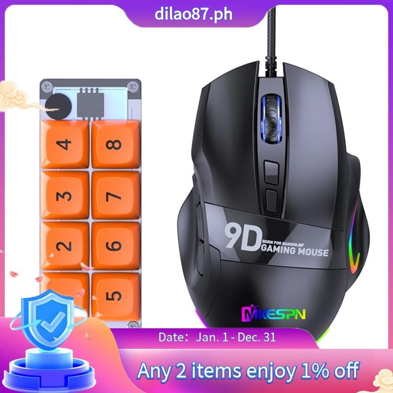MKESPN RGB Programming Custom Mechanical Keyboard and Gaming Mouse ...