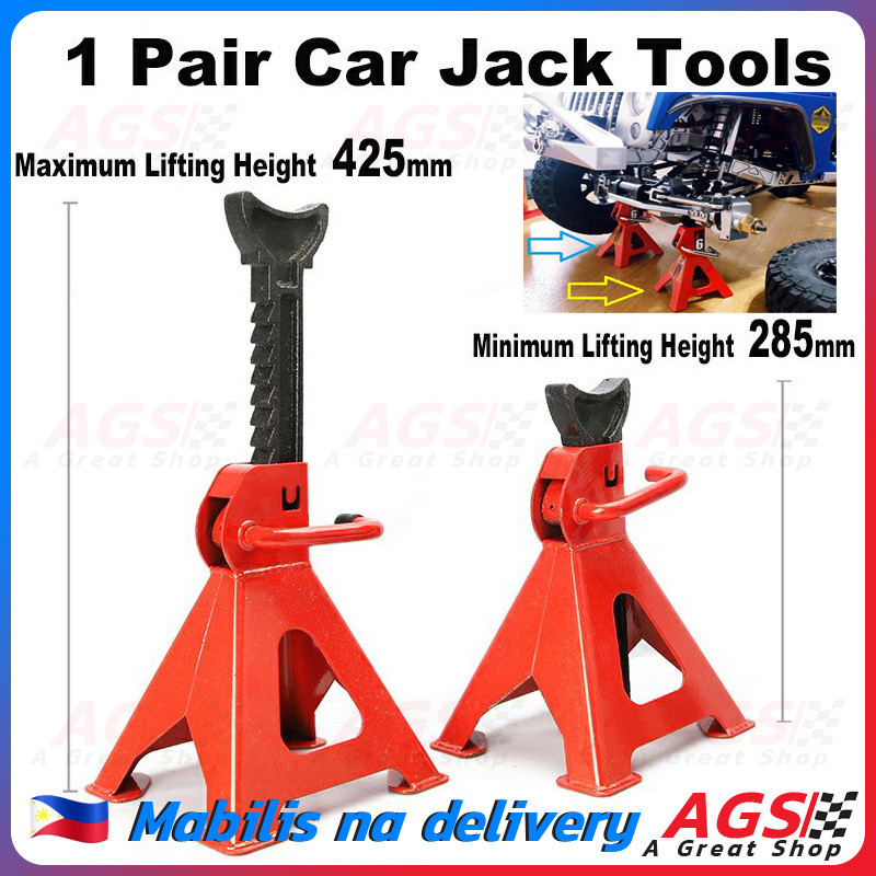 3 Ton Universal Car Jack Stand Heavy Duty Capacity，Slotted Pad Lifting ...