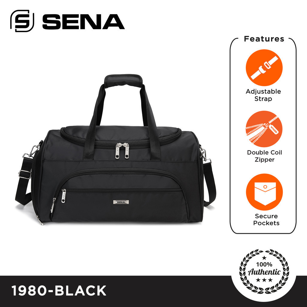 SENA-1980 Travel Bag Plain | Shopee Philippines
