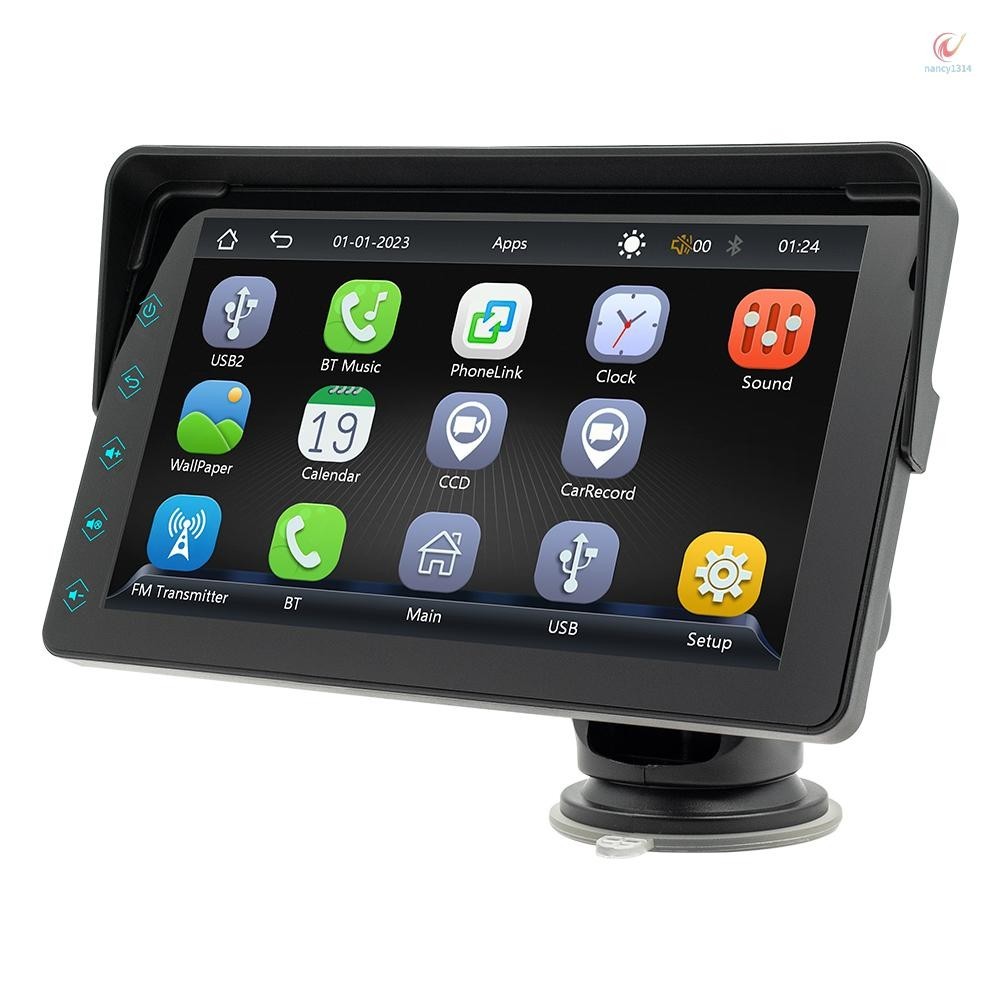 7 Inch Touchscreen Car Stereo BT MP5 Player Built-in Carplay Android ...