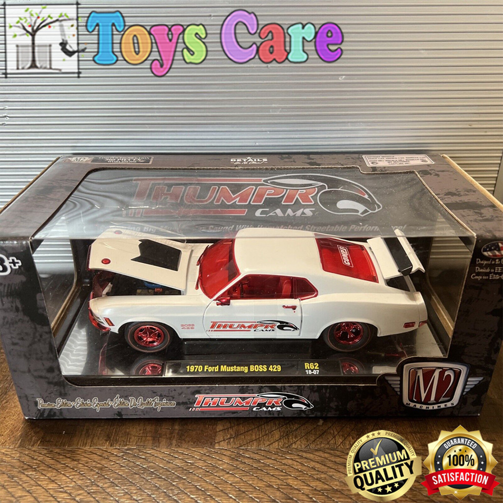 M2 CHASE CAR 1/24 1970 FORD MUSTANG BOSS 429 - M2 MACHINES SHELBY GT500 THUMBR CAMS DRAG RACE ...