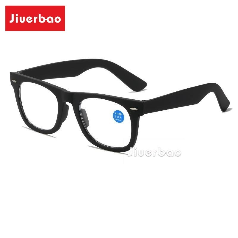 High Quality Square Reading Glasses for Woman Men +100 To +400 2 in 1 ...
