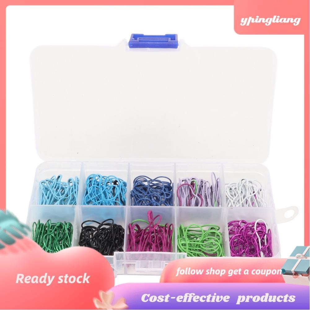 Ypingliang 300pcs Safety Bulb Pins Rust Prevention Colored Iron Stitch ...