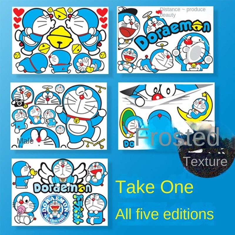 Drive Doraemon Car Stickers Car Motorcycle Stickers Blue Fat Electric ...