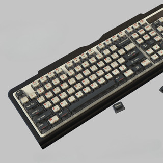 Steam Retro 116 Keycaps ASA Profile Pudding Translucent Keycaps PBT Dye ...