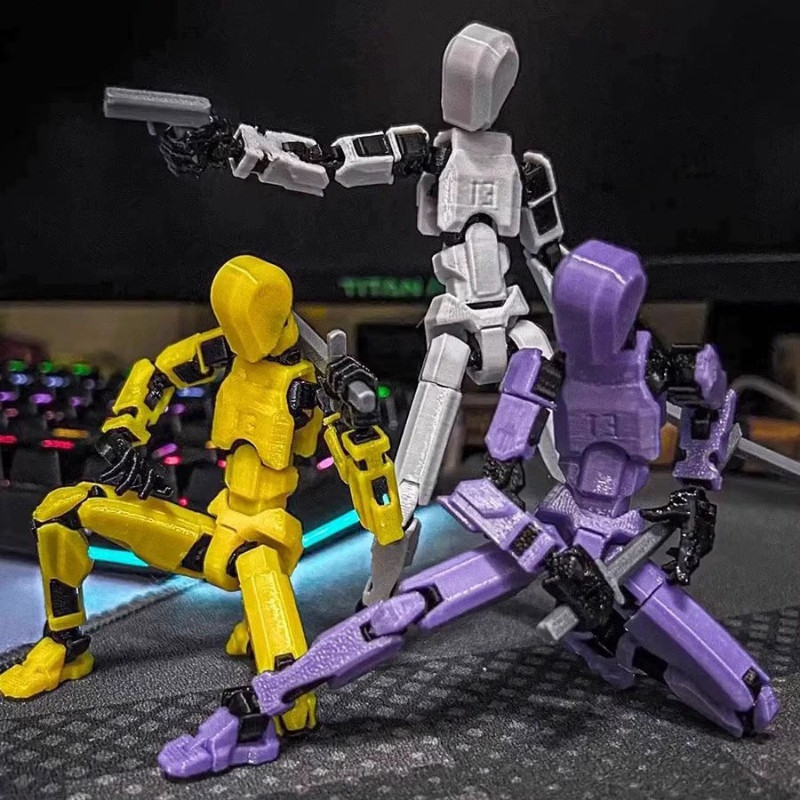 T13 Action Figure Dummy Titan 13 Action Figure Robot Action Figure 3D ...