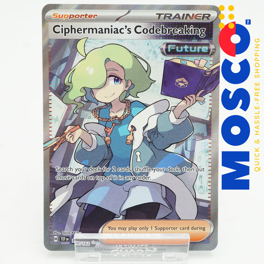 Ciphermaniac's Codebreaking - 198/162 - Full Art Secret Rare Temporal Forces | Pokemon TCG ...