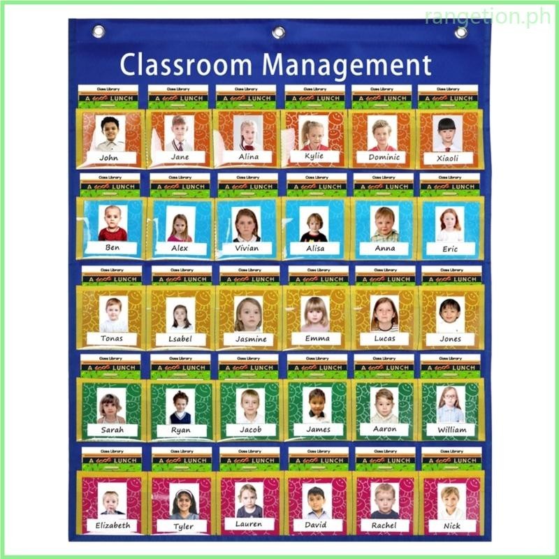 RAN Classroom Organization Center Pocket Chart Classroom Management ...