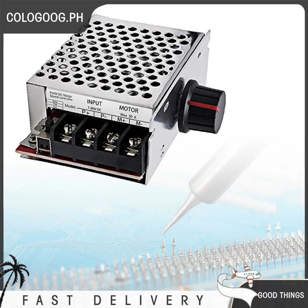 7-70V PWM DC Motor Speed Controller Regulator Switch 30A 12/24/48/60V Adjustable | Shopee ...