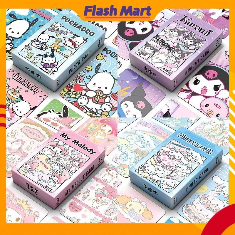 30PCS Sanrio Laser Lomo Card Kpop Photocard Cute Flash Cards and ...