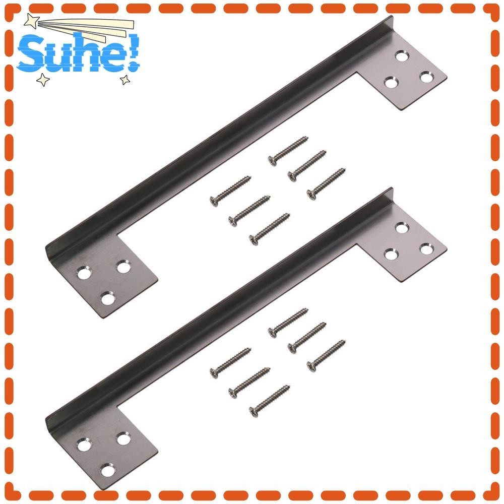HI-SUHE Door Latch Guard Plate, Stainless Steel 7 Inch Outswing Angle ...