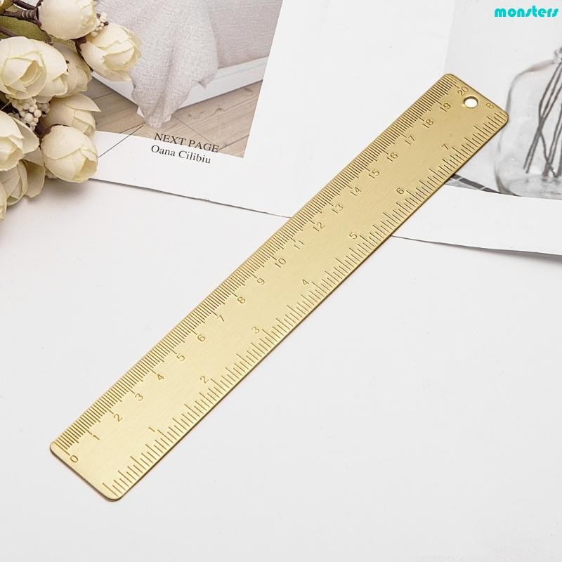 mm Ruler Metal Straight-Edge Ruler Stainless Steel Ruler 8 Inch Ruler ...