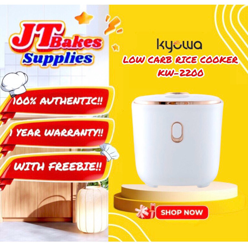 Kyowa Low Sugar Rice Cooker 1 Liter (White) KW-2200 with Freebie ...
