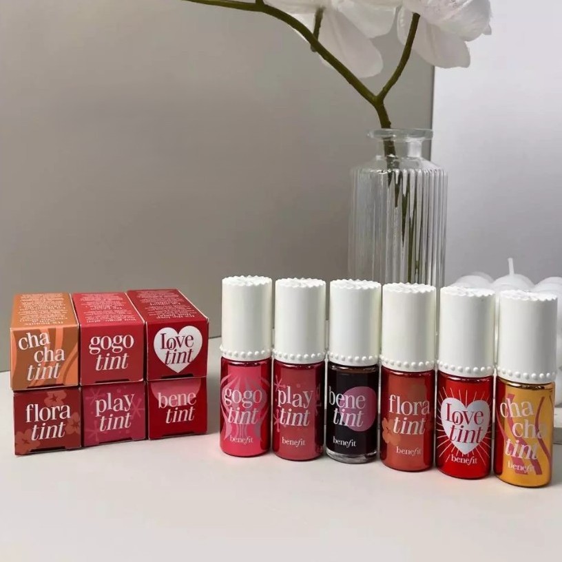 Benefit tint lipstick for lips and cheeks in hot colors - fullsize 6ml ...