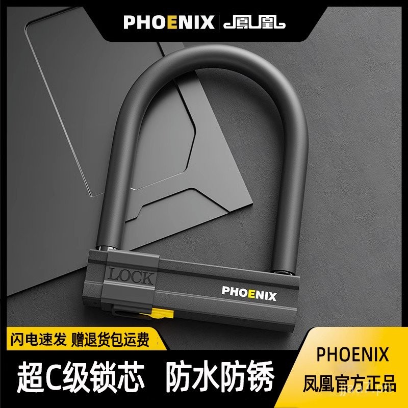 Phoenix Motorcycle Lock Electric Bike Lock Bicycle Anti-Theft Lock ...
