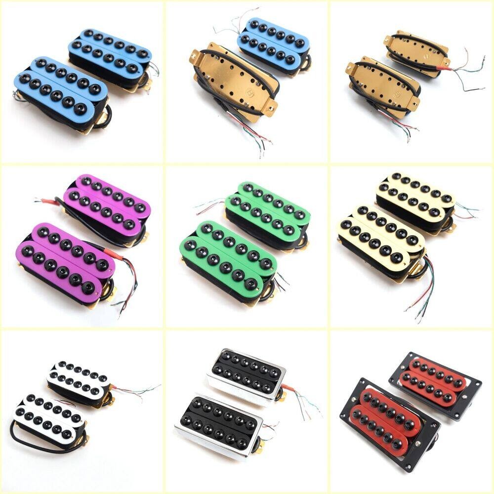Electric Guitar Humbucker Pickups Bridge Neck Pickups Set 7.5K Ohms/15K ...