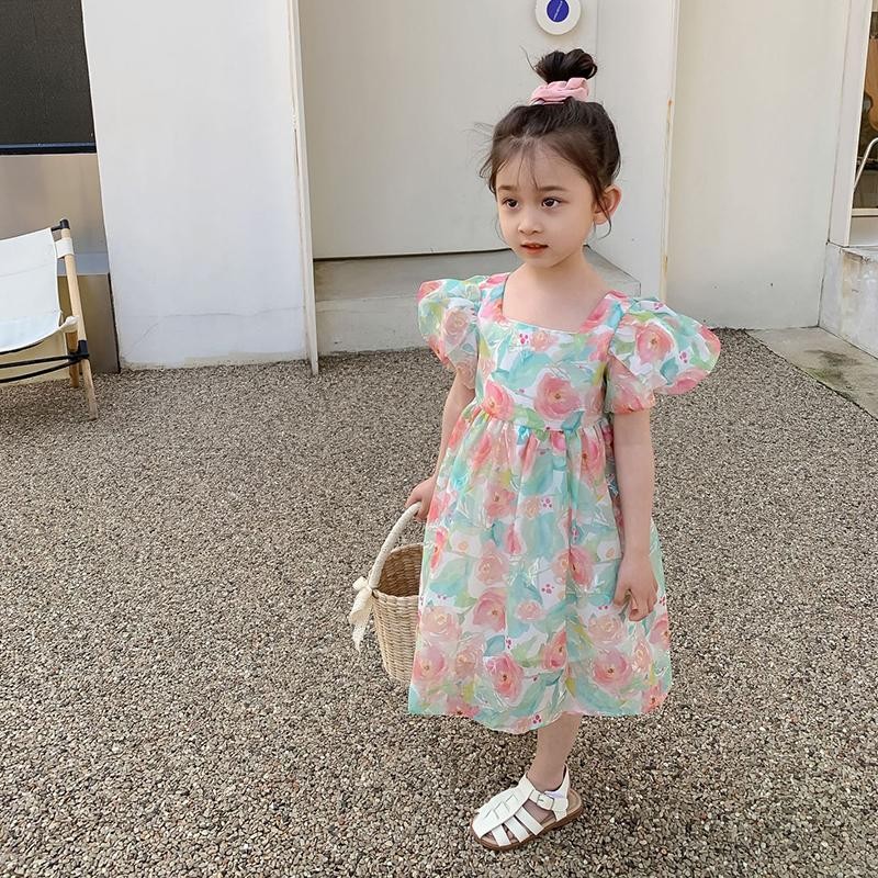 Hana kids Floral Skirt Dress K2220251 | Shopee Philippines