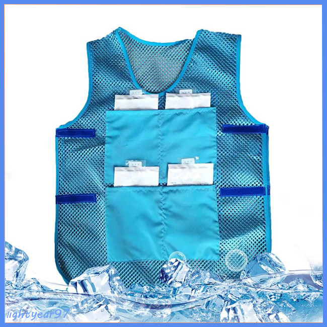 LIGHTYEAR Cooling Vest Reusable Ice Vest With Ice Packs For Men & Women ...