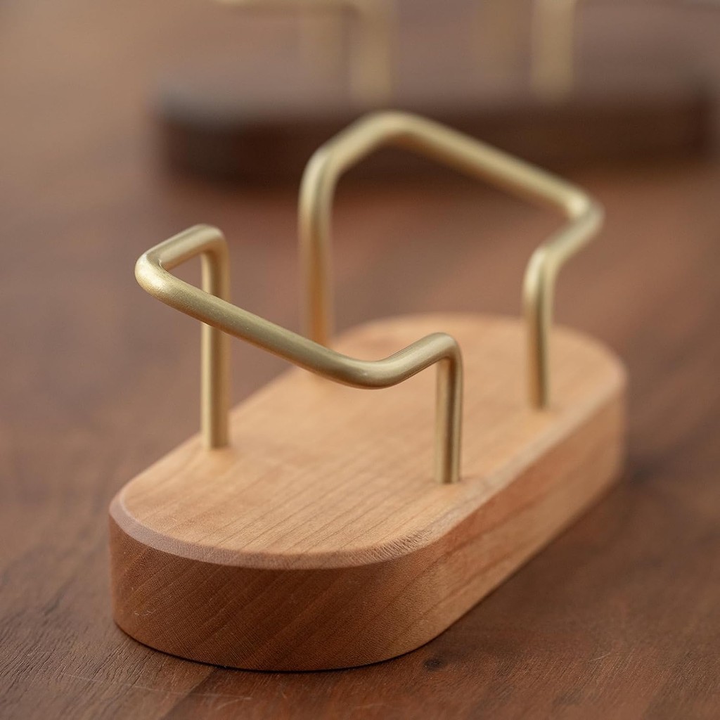 Solid Wood Business Card Case Wooden Table Card Holders Log Place Card ...