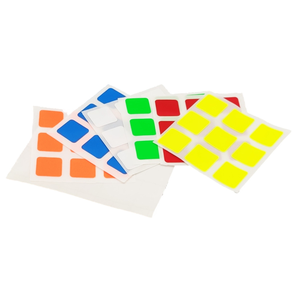 Original Sticker for 3x3 Speed Cube 6 Colors Cube Sticker for 3x3x3 ...