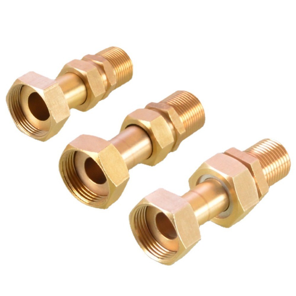 [XCF] All Copper Tap Water Meter Joint Retractable 4 Points to 6 Points ...